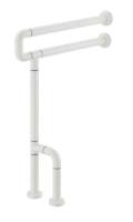 China Hospital toilet U shape handrail with stand Safeguard Wall Bumpers Resthome toilet U shape handrail with stand for sale