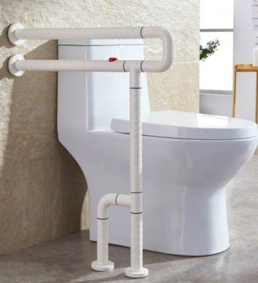 China Hospital toilet U shape handrail with stand Safeguard Wall Bumpers Resthome toilet U shape handrail with stand for sale
