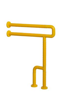 China Hospital toilet U shape handrail with stand Safeguard Wall Bumpers Resthome toilet U shape handrail with stand for sale
