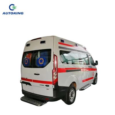 China 3m Length High Roof Ambulance 4*2 Emergency Medical Ambulance for sale