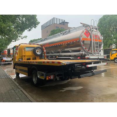 China 10 Tons Weight ISUZU Clearing Trucks Vehicle Wrecker Truck With And Diesel Fuel Type for sale