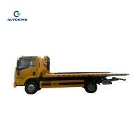 China 10T Wheeled Barricade Truck Diesel Fuel Wheel Lift Tow Truck for sale