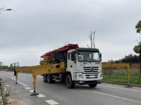 China THB52 Concrete Pump Truck DongFeng Truck Mounted Concrete Pump 22M3/H for sale