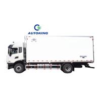 China Gasoline 4x2 Refrigerated Truck Body 5 Ton Refrigerated Delivery Van for sale