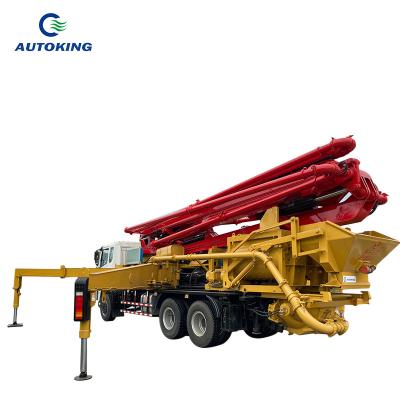 China 18 Ton Large Concrete Pump Truck THB36 50m Truck Mounted Boom Pump for sale