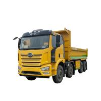 China Construction Waste 8*4 Dumper Truck 40000kg FAW Tipper Truck Automatic Unloading for sale