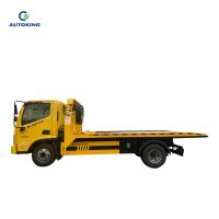 China Foton 2 Tons Flatbed Wrecker Tow Truck For Road Rescue Dimensions 5995X2300X2300mm for sale