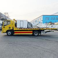 China 115kW Fuel Diesel Wrecker Towing Truck Platform Heavy Duty Flatbed Tow Truck for sale