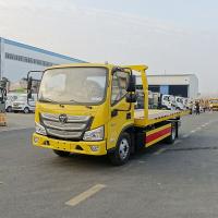 China Foton 4x2 Rotator Wrecker 160hp Tow Truck Flat Bed Sinotuk Howo Recovery for sale