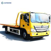 China FOTON Flat Bed Towing EURO 5 Flatbed Tow Truck For Rescue Vehicle for sale