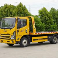 China 3 Ton 4 Ton JMC Flatbed Rotator Wrecker Tow Truck With Automatic Transmission for sale
