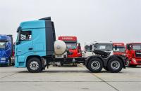 China Diesel Engine 6x4 Dump Truck With 6 Cylinders Blue Trailer Head Truck for sale