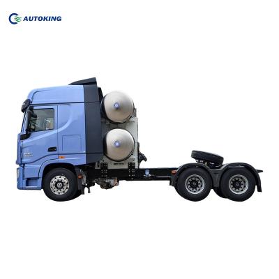 China 4x2 Howo Tractor Head 21000kgs Used HOWO Tractor Truck 600L Fuel Tank for sale