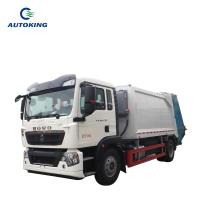 China Compact Refuse Collection Vehicle 12 Cubic Metre Rear Loader Electric Garbage Truck For Waste Management for sale