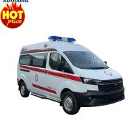 China 2024 Ambulance Car Ford Monitoring Mobile Medical Ambulance With ABS Interior Ambulance Vehicle for sale