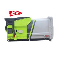 China Large Hook Arm Garbage Truck With Mobile Garbage Station Garbage Compactor Truck Hot Sale for sale
