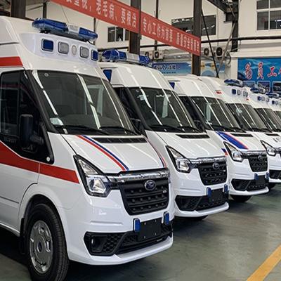 China Electric Ambulance Car Medical Emergency Hospital Ambulance Vehicles Factory Direct Supply for sale