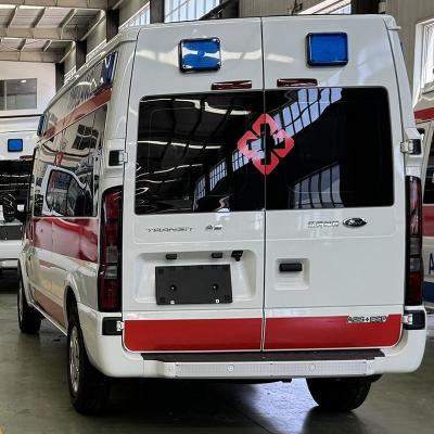 China Right Hand Drive Ambulance Vehicle Mobile ICU Medical Rescue Ambulance For Sale for sale