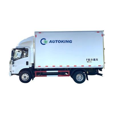 China Refrigerated Cold Room Van Truck Refrigerator Box Truck Frozen Transportation for sale