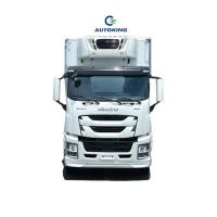 China Large Isuzu Refrigerated Truck 10tons Refrigerator Cool Room Frozen Truck for sale