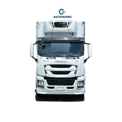 China Large Isuzu Refrigerated Truck 10tons Refrigerator Cool Room Frozen Truck for sale