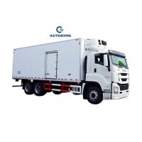 China Large Isuzu Refrigerated Truck 10tons Refrigerator Cool Room Frozen Truck for sale