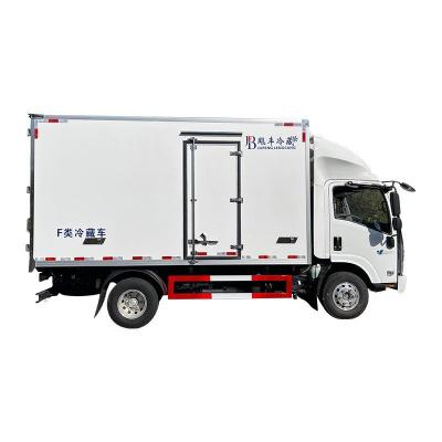 China Refrigerated Truck 10 Ton Diesel Engine 4*2 Freezer Insulation Truck for sale