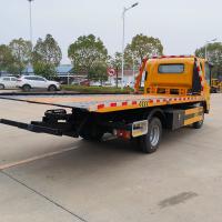 China Tow Truck Wrecker With 5T Towing Tonnage And Diesel Fuel Flatbed Towing Equipment for sale