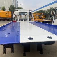China 4X2 Flatbed Wrekcer Truck 3t Flatbed Wrecker Truck Manual Transmission Type for sale