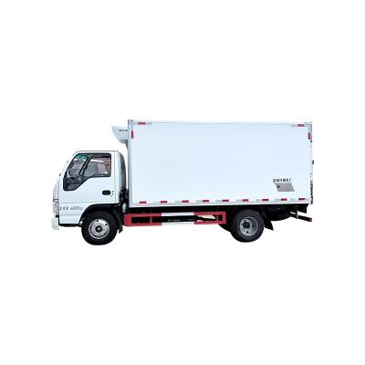 China New Isuzu 4X2 Refrigerated Truck Euro 6 Gasoline Manual Transmission for sale