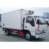 China New Isuzu 4X2 Refrigerated Truck Euro 6 Gasoline Manual Transmission for sale