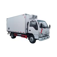 China New Isuzu 4X2 Refrigerated Truck Euro 6 Gasoline Manual Transmission for sale