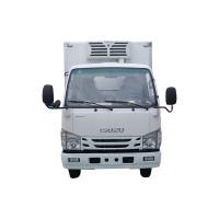 China New Isuzu 4X2 Refrigerated Truck Euro 6 Gasoline Manual Transmission for sale