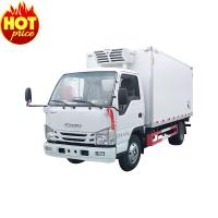 China New Isuzu 4X2 Refrigerated Truck Euro 6 Gasoline Manual Transmission for sale