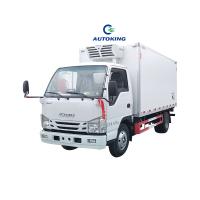 China ISUZU 3.5T Refrigerator Truck Euro 5 Gasoline Manual Transmission for sale