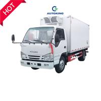 China New Isuzu Euro 6 Refrigerated Truck Manual Gasoline 5-10T for sale