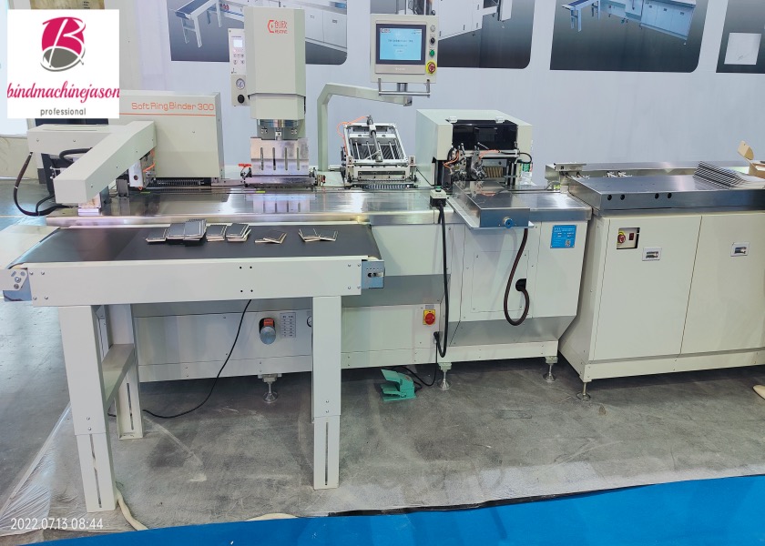 Automatic soft ring binding machine bindingmachinejason