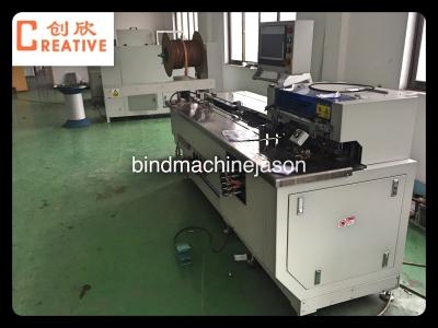 China Automatic double coil binding machine with hole punching function PBW580 for sale