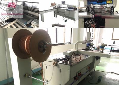 China wire o bind and punch inline machine PWB580 for Notebook and calendar for sale