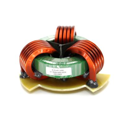 China Toroidal  Core Storage Output 3-Phase Power Choke with Flat Wire Vertical Winding for sale