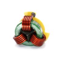 China Toroidal  Core Storage Output Three-Phase Power Choke with Flat Wire Vertical Winding for sale