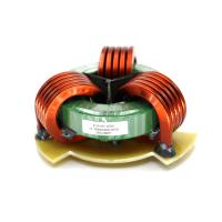 China Horizontal Three Phase Common Mode Choke Coils with Flat Wire Vertical Winding for sale