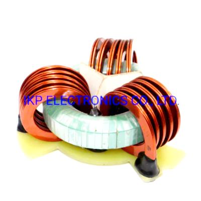 China Customized 3 or 4 Phase Flat Wire Vertical Winding High Current Choke Coils for New Energy for sale
