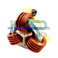 China Customized 3 or 4 Phase Flat Wire Vertical Winding High Current Choke Coils for New Energy for sale