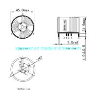 China Various Specifications V/H/SMD DC/DC DC/AC Inverter Type Ferrite Air Core Common Mode Copper Wire Induction Indoctor Power Choke EMC Toroidal Mode Coils for sale