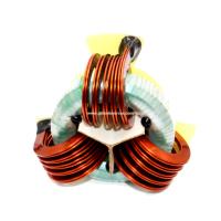 China Toroidal Ferrite Core Storage Output 3-Phase Power Choke with Flat Wire Vertical Winding for sale
