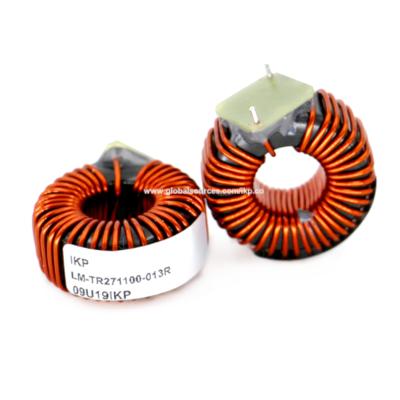 China IKP Designed 47uH Fixed Vertical Sendust Core Differential Mode Power Choke Coils for sale