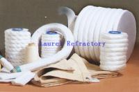 China 1260 Fireproof Thermal Insulated Heat Resisted Non Toxic Refractory Ceramic Fiber Twisted Square Rope for Kiln for sale