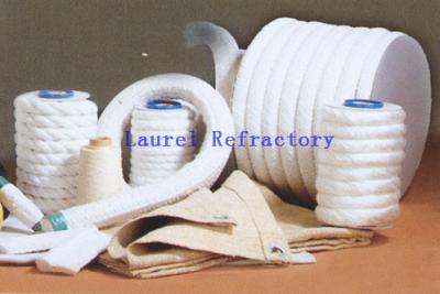 China 1260 Fireproof Thermal Insulated Heat Resisted Non Toxic Refractory Ceramic Fiber Twisted Square Rope for Kiln for sale