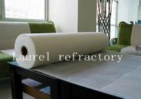China 1260C Refractory thermal shock resistance Fireproof Lightweight Insulation Ceramic Fiber Wool Paper for Hot Top Linings for sale